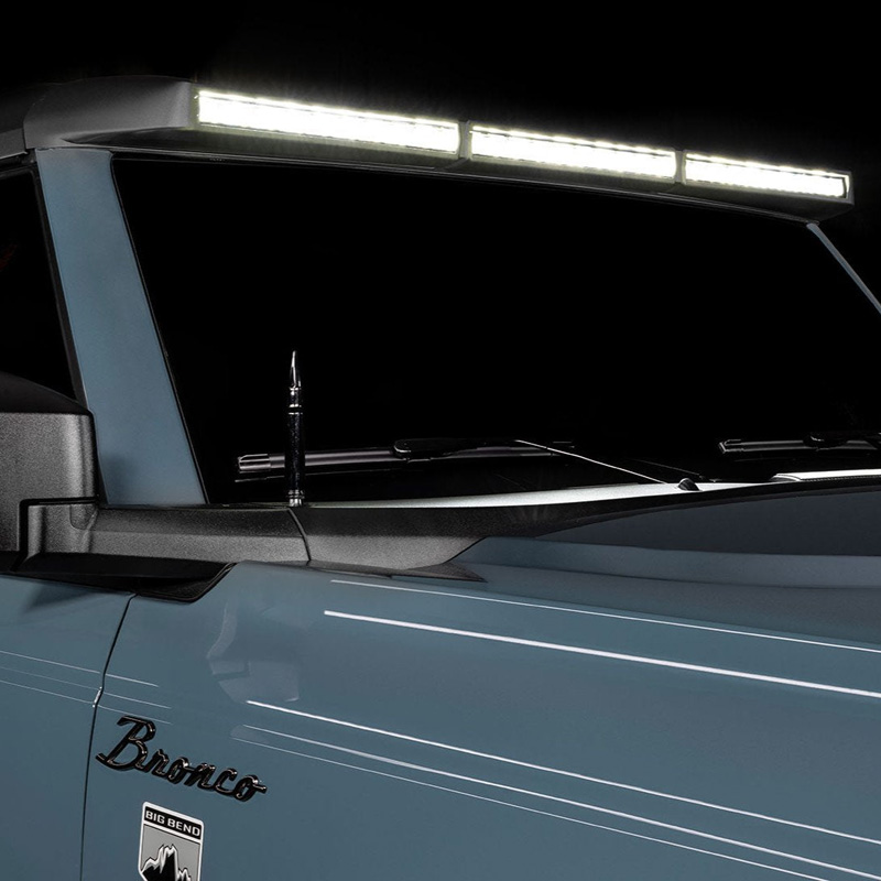 Oracle 5888-023-MF Integrated Windshield Roof LED Light Bar, Grey for ...