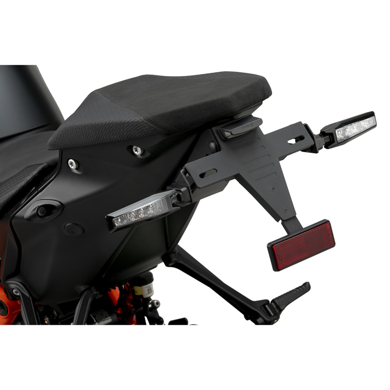 Puig 21981N License Plate Holder, Black for KTM 1390 Super Duke R/Evo ...