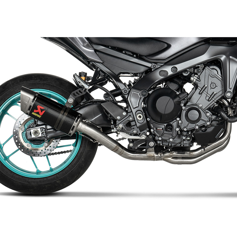 Akrapovic S-Y9R18-APC Racing Line Exhaust, Carbon Fiber for Yamaha MT ...