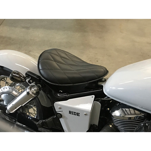 Blue Collar Bobber 13" Super Cushion Vinyl Spring Seat Kit for Honda ...