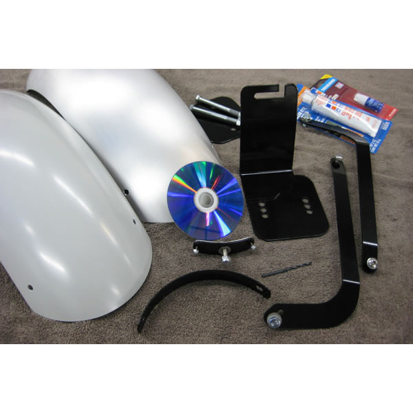 Blue Collar Bobber Rear Fender Kit for Honda Shadow 750 Spirit Chain ...