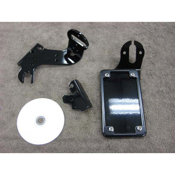 Blue Collar Bobber Vertical License/Tail Light Brackets for Honda ...