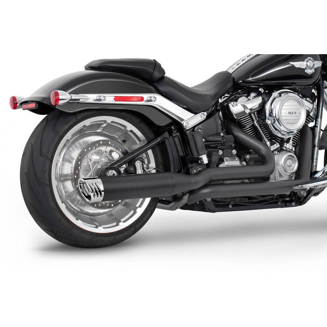 Freedom Performance HD01294 4" Tuck & Under Racing Exhaust for Softail ...