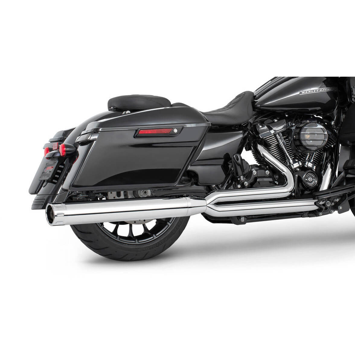 Freedom HDT-42N11723CR-EAGCR 4" Union Eagle Exhaust for Harley Touring ...