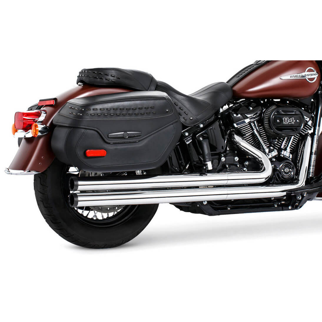 Freedom Performance HDST-IL18CR-STBK Independence Long Exhaust for Softails M8 '18 ...