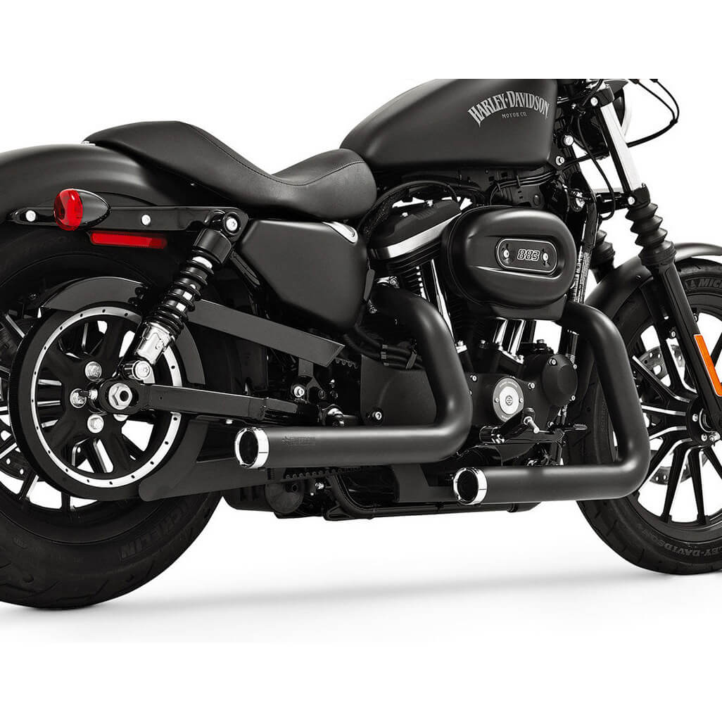 Freedom Performance HD00383 Staggered Duals Exhaust for Sportster '04 ...
