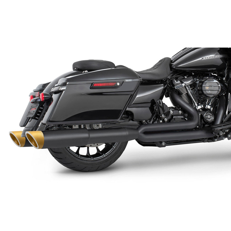 Freedom Performance HD01775 4.5 in. Union 2-into-1 Exhausts for Harley ...
