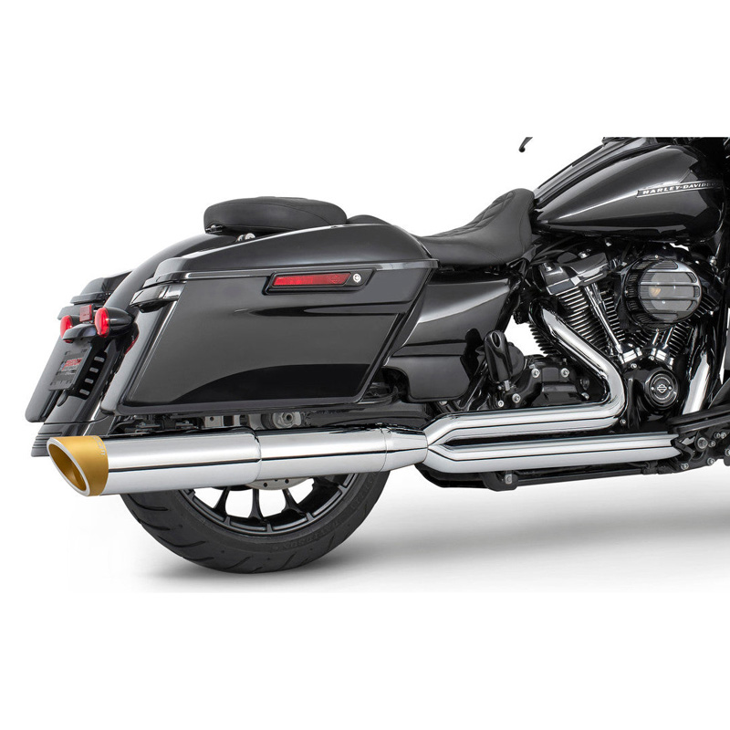 Freedom Performance HD01790 4.5 in. Union 2-into-1 Exhaust for Harley ...