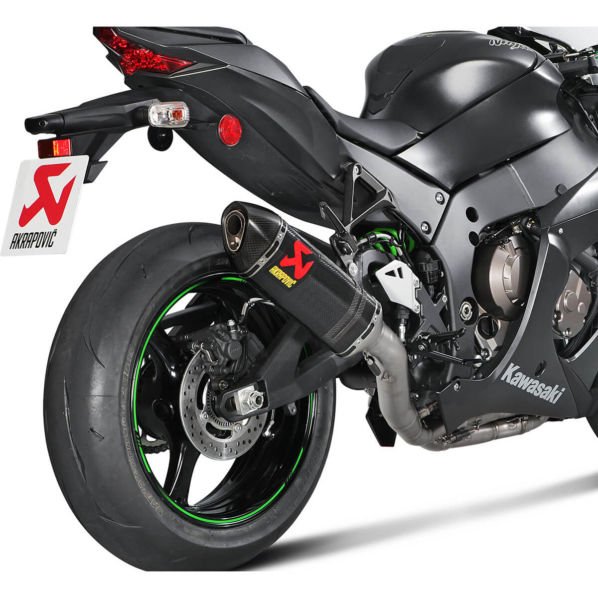 Akrapovic S-K10E9-ZC Evolution Line Full Exhaust for Kawasaki ZX-10R '16-'20 & RR '17-'19 ...