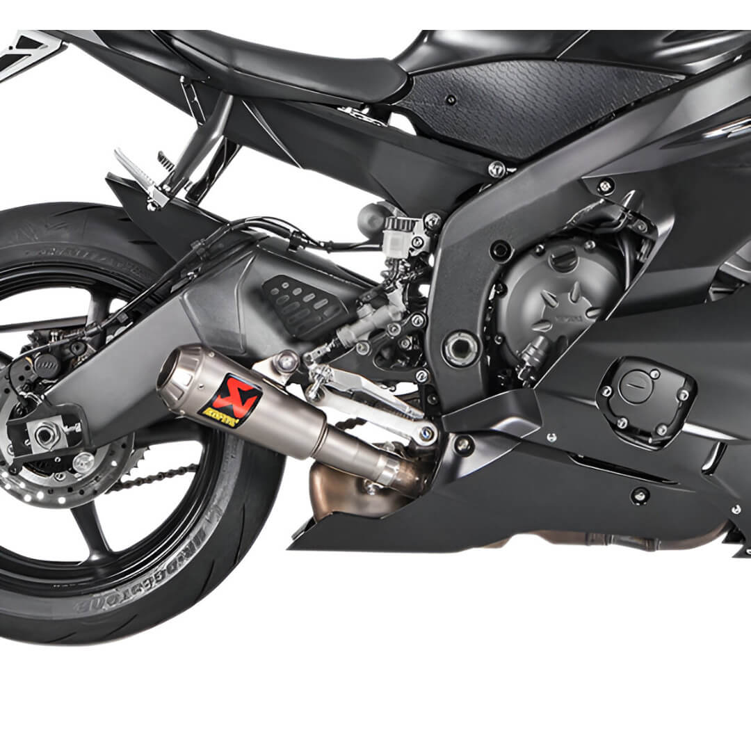 Akrapovic S-Y6SO10-AHBT Slip-on Line Exhaust, Titanium for Yamaha YZF ...