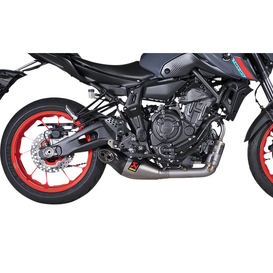 Akrapovic S-Y7R8-HEGEHT Racing Line Full Exhaust, Titanium for XSR700 ...