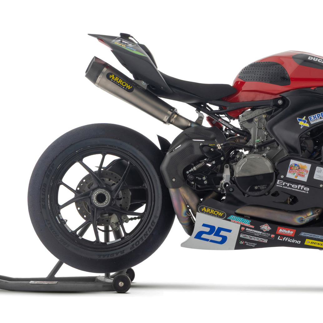 Arrow 71239CPR Competition Evo-2 Full Exhaust for Panigale ...