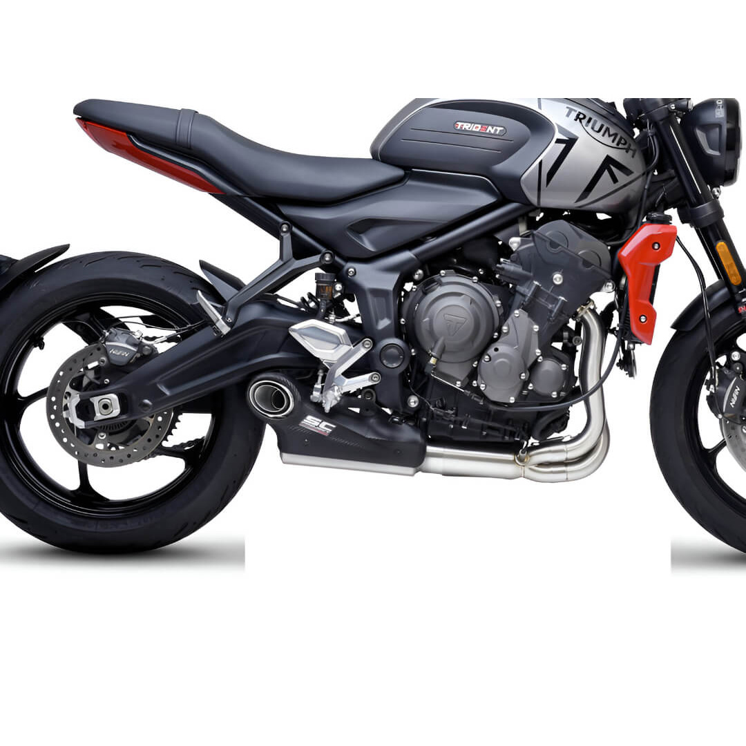 SC-Project STR-1 Full System Exhaust, Stainless Steel for Triumph ...