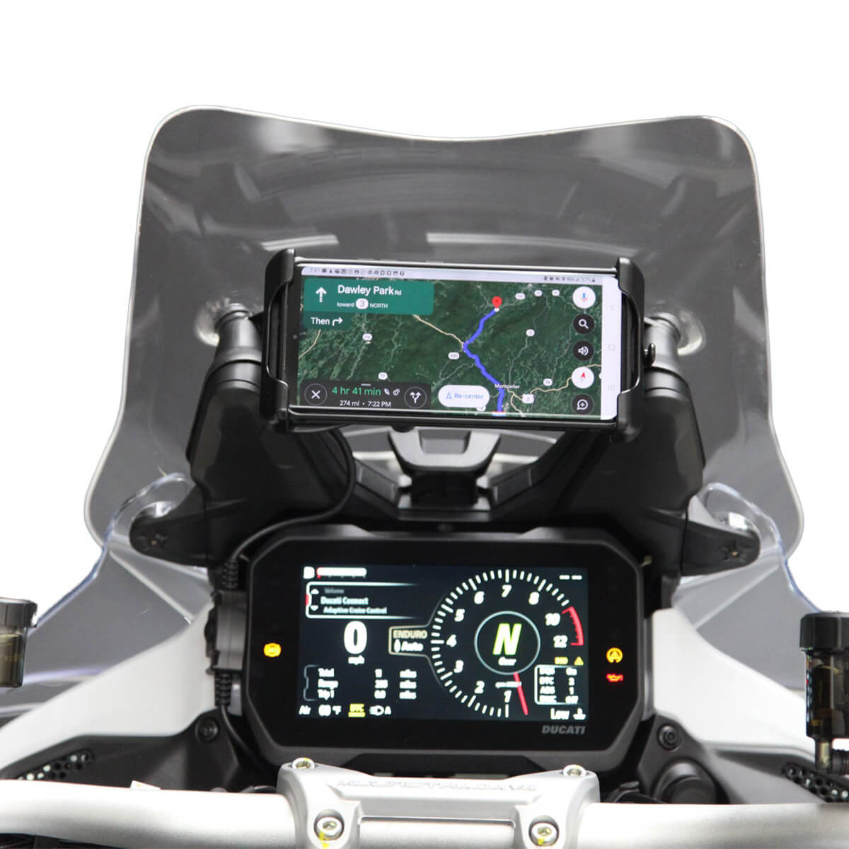 Denali MBK.22.10100 Rally Phone Mount for Ducati Multistrada V4 '21-'24 ...