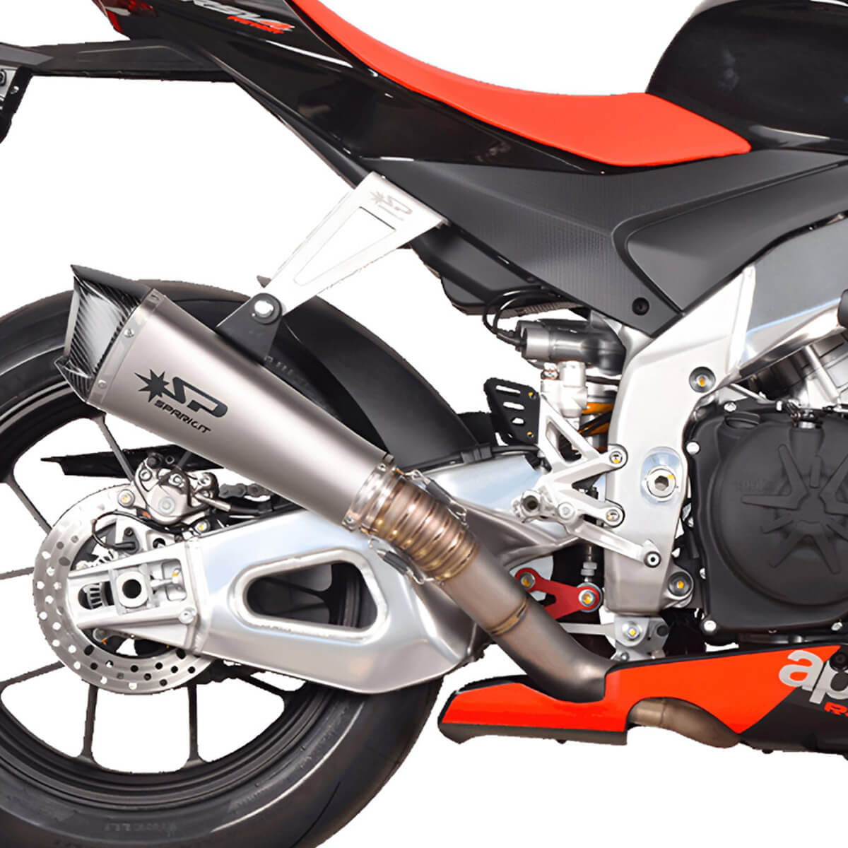 Spark GAP8804T Konix Evo Titanium Full Exhaust for Aprilia RSV4/Tuono ...