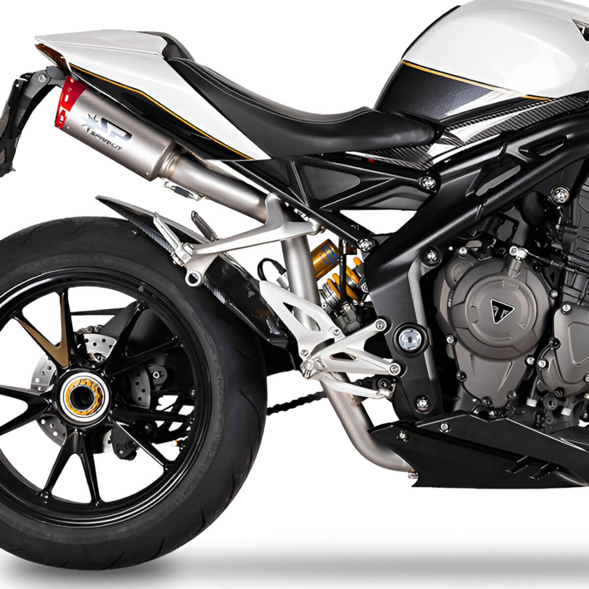 Spark Double Dyno High-Mount Exhaust for Triumph Speed Triple 1200 RS ...