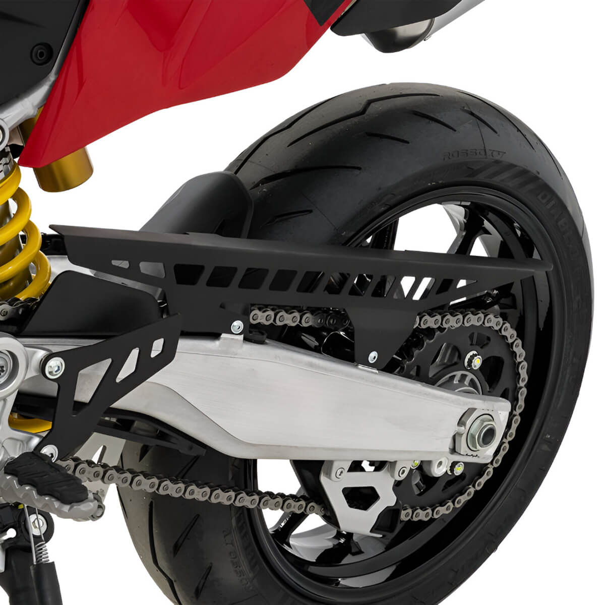Zieger 10010779 Chain Guard, Black for Ducati Hypermotard 698 2024 ...