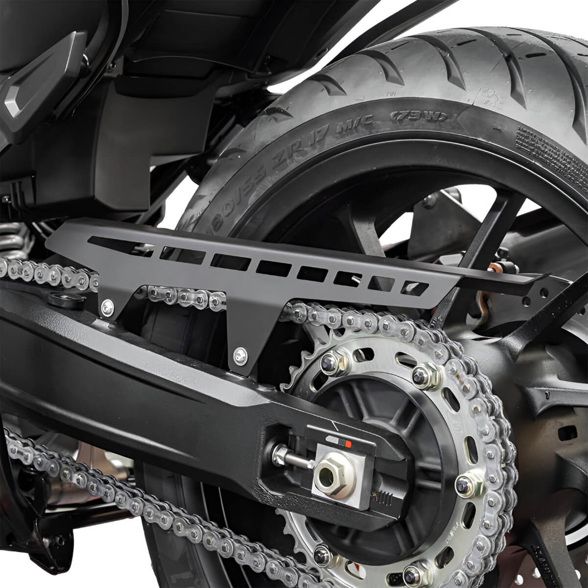 Zieger 10010866 Chain Guard, Black for Honda NT1100R (2022-2024 ...