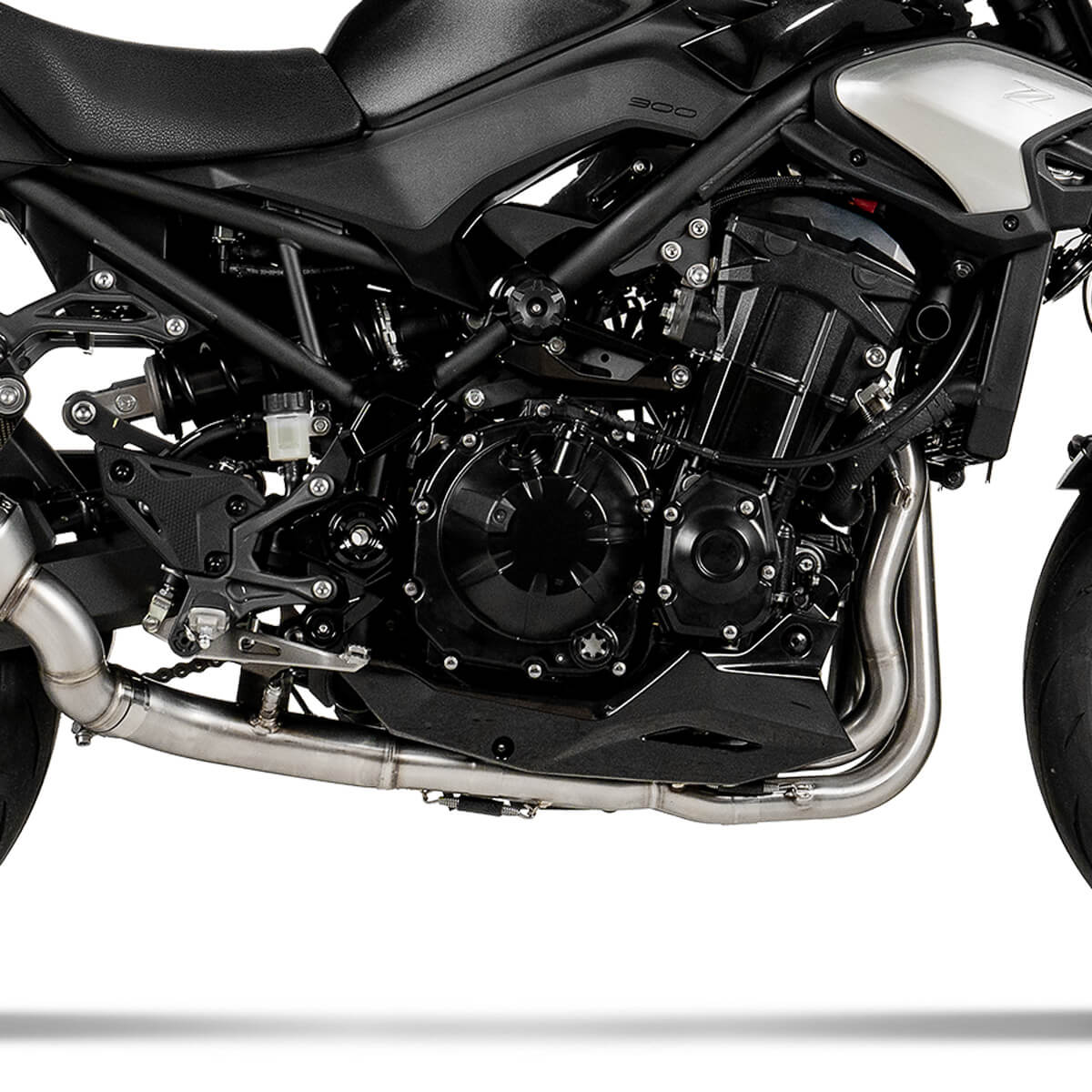 Akrapovic E-K9R7 Exhaust Collector, Stainless Steel for Kawasaki Z900 ...