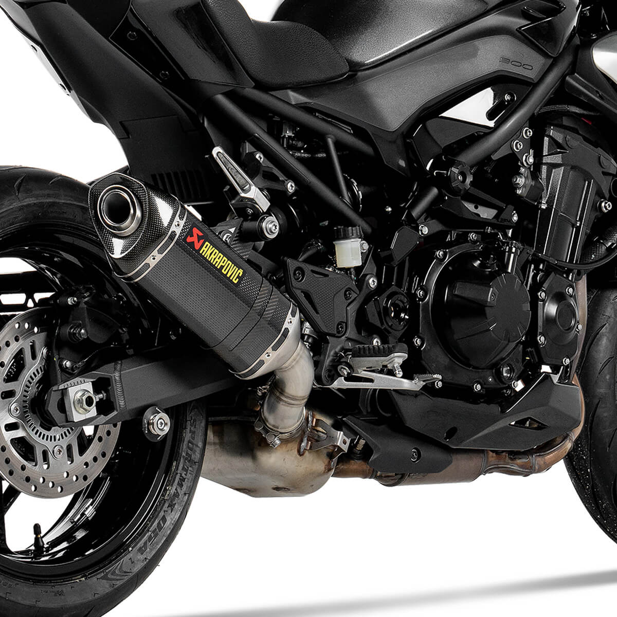 Akrapovic Slip-on Line Exhaust, Carbon for Kawasaki Z900 2025 ...