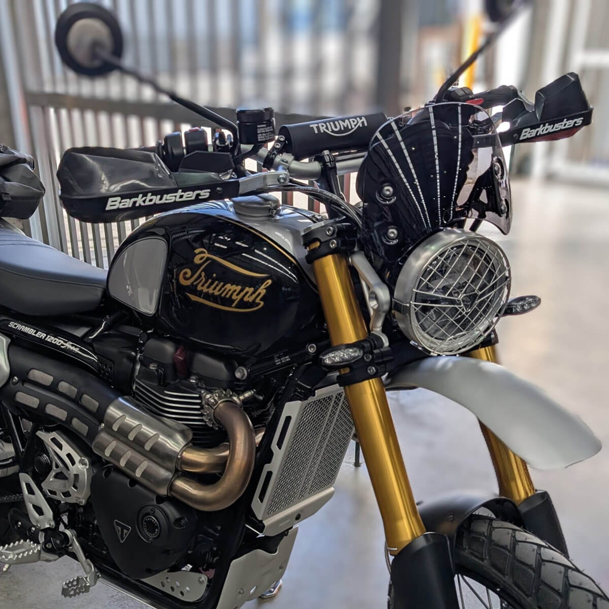 Barkbusters Aluminum Bar Handguards for Triumph Scrambler 1200XE 2024 ...