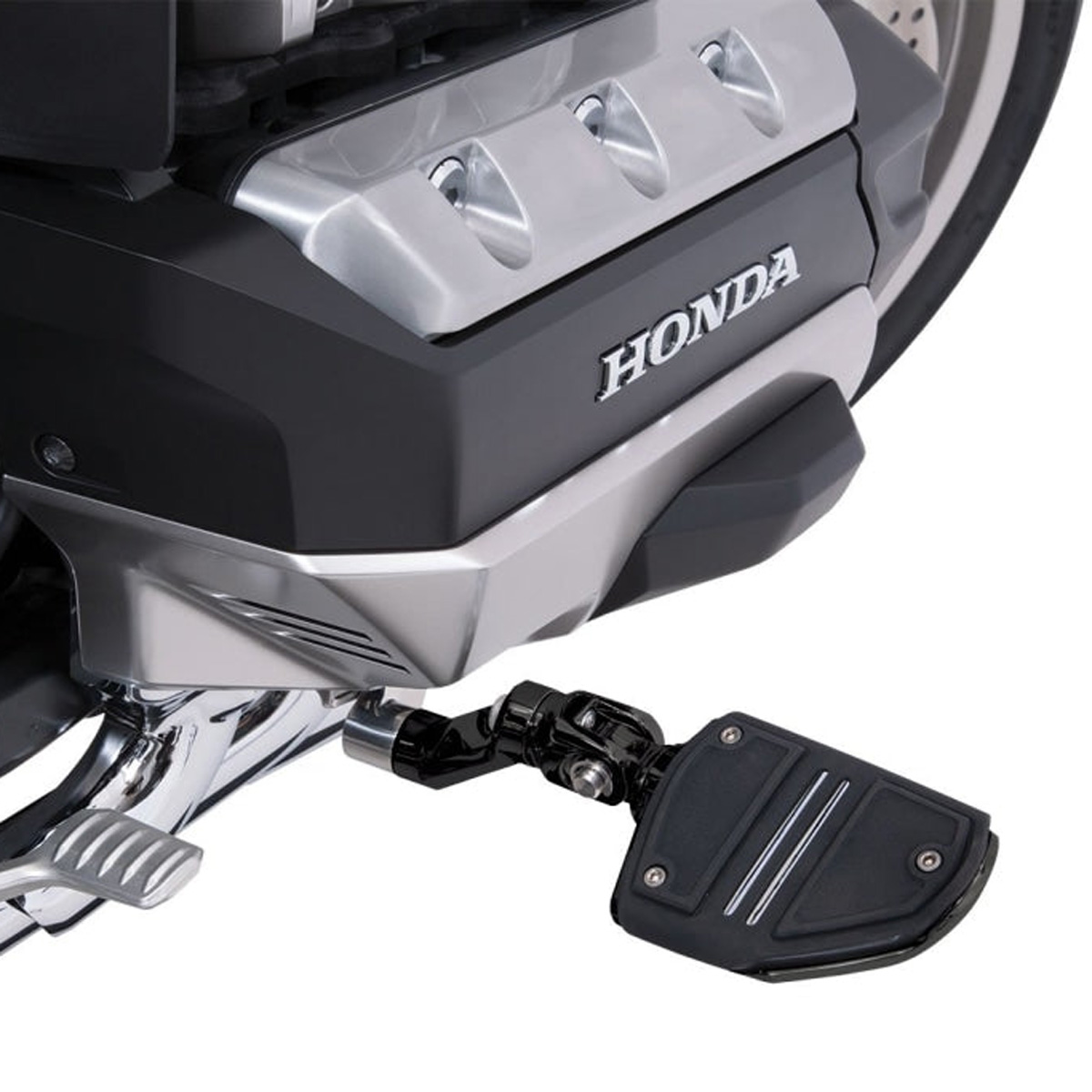 Goldstrike 60325 3-Way Adjustable Highway Peg Mounts, Black for Honda ...