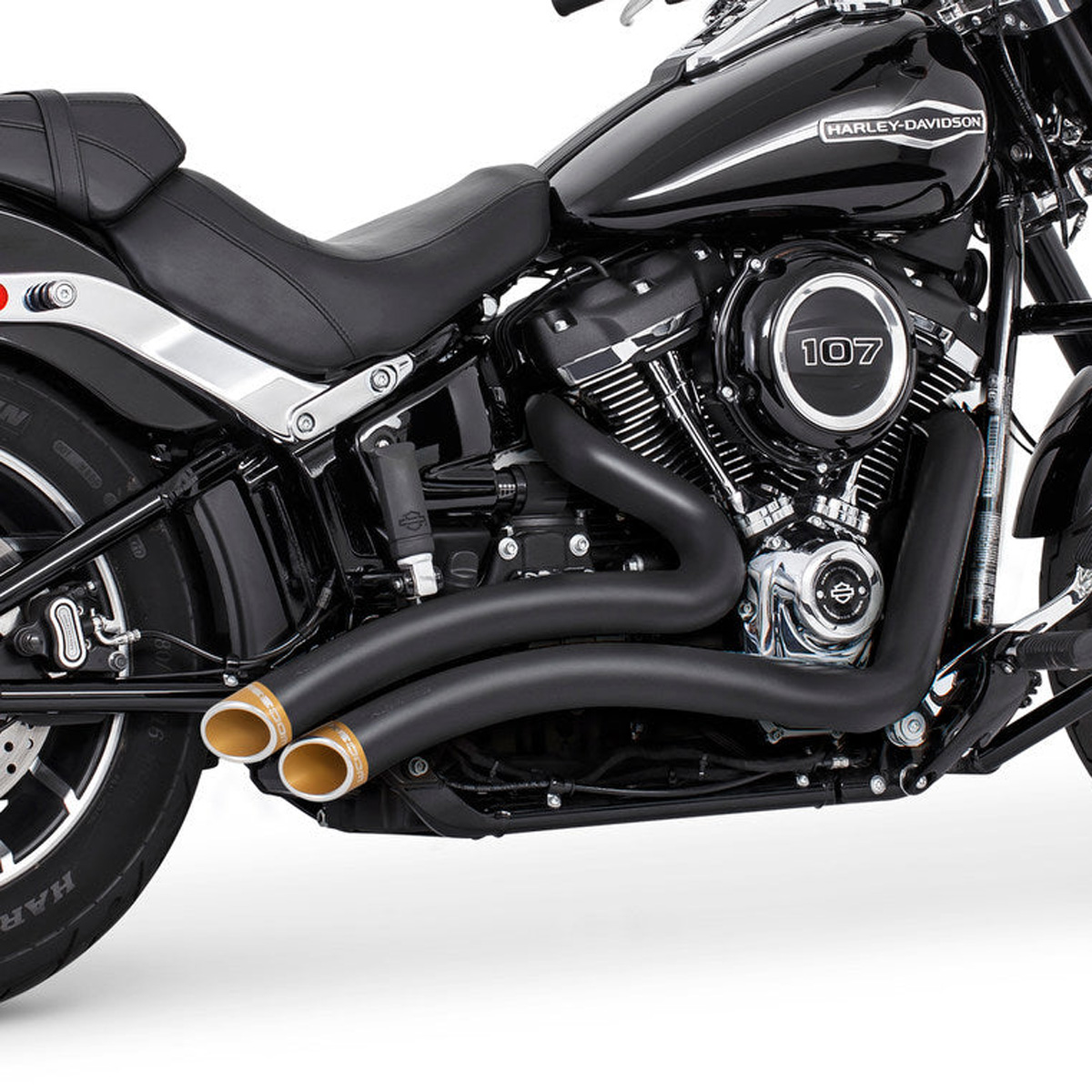 Freedom Performance BK-SLHSCPGD Sharp Curve Radius Exhaust for Harley ...