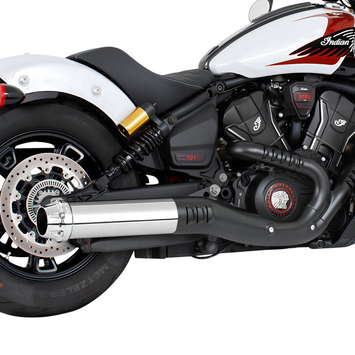 Freedom Performance CHR-AOCHR-101 4" Slip-on Exhaust for Indian Scouts ...