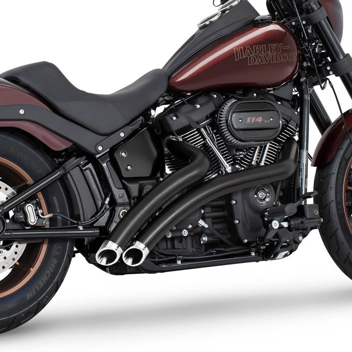 Freedom Performance HD01283 Radical Radius Exhaust for Harley Softail ...