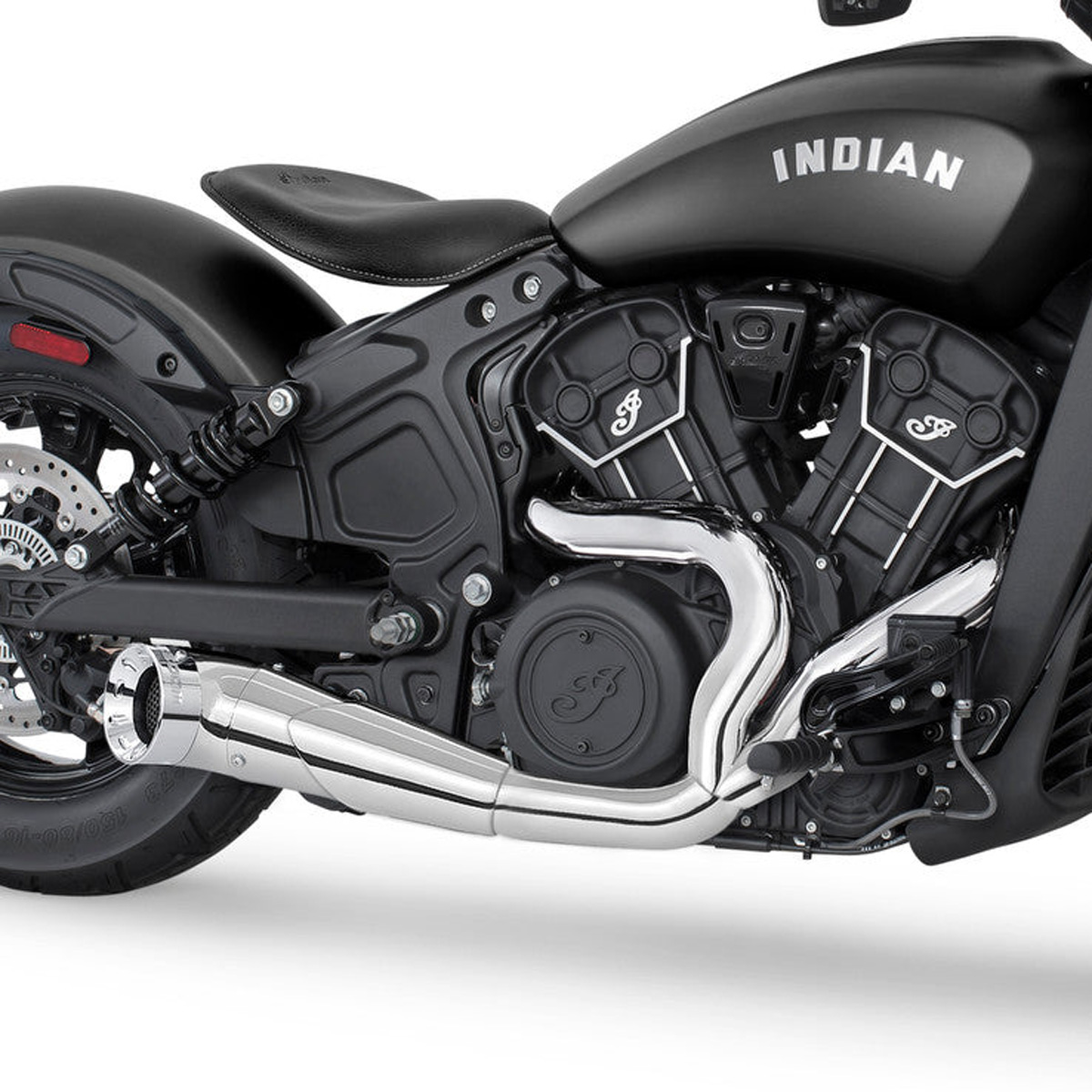 Freedom Performance IN00304 Combat 2-Into-1 Turnout Exhaust for Indian ...