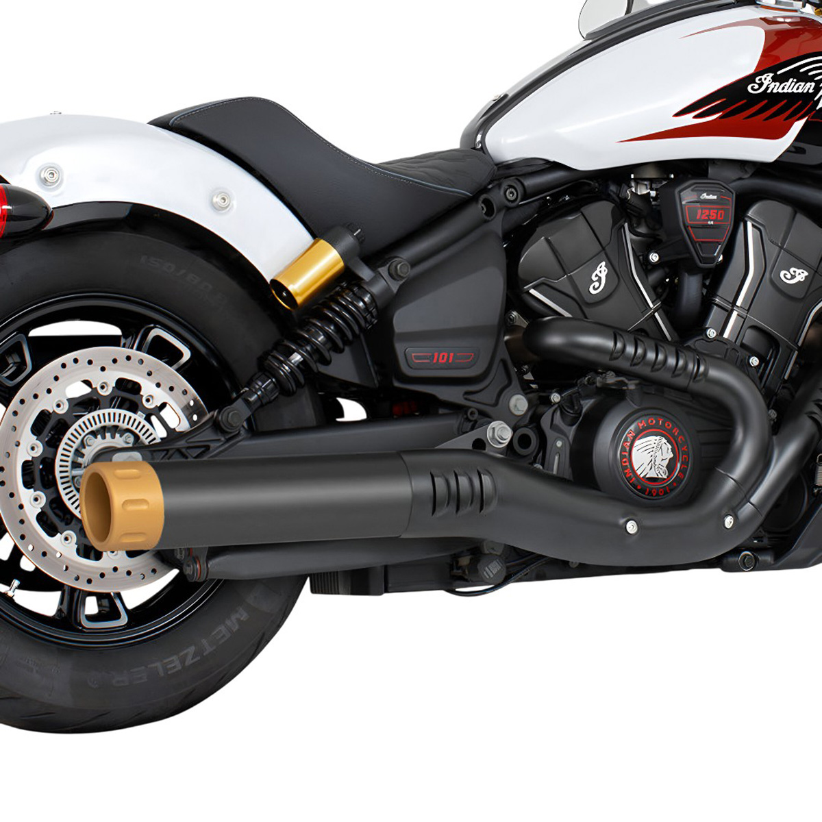 Freedom Performance IN00580 4" Slip-on Exhaust for Indian Scouts 2025 ...