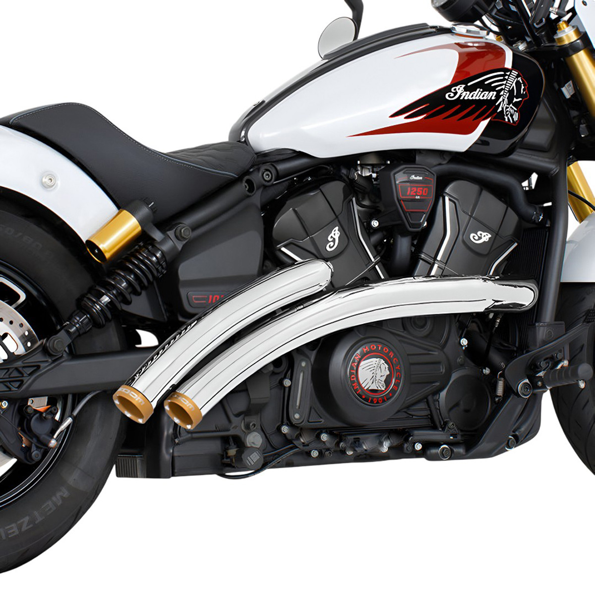 Freedom Performance IN00641 Radical Radius Exhaust for Indian Scouts ...