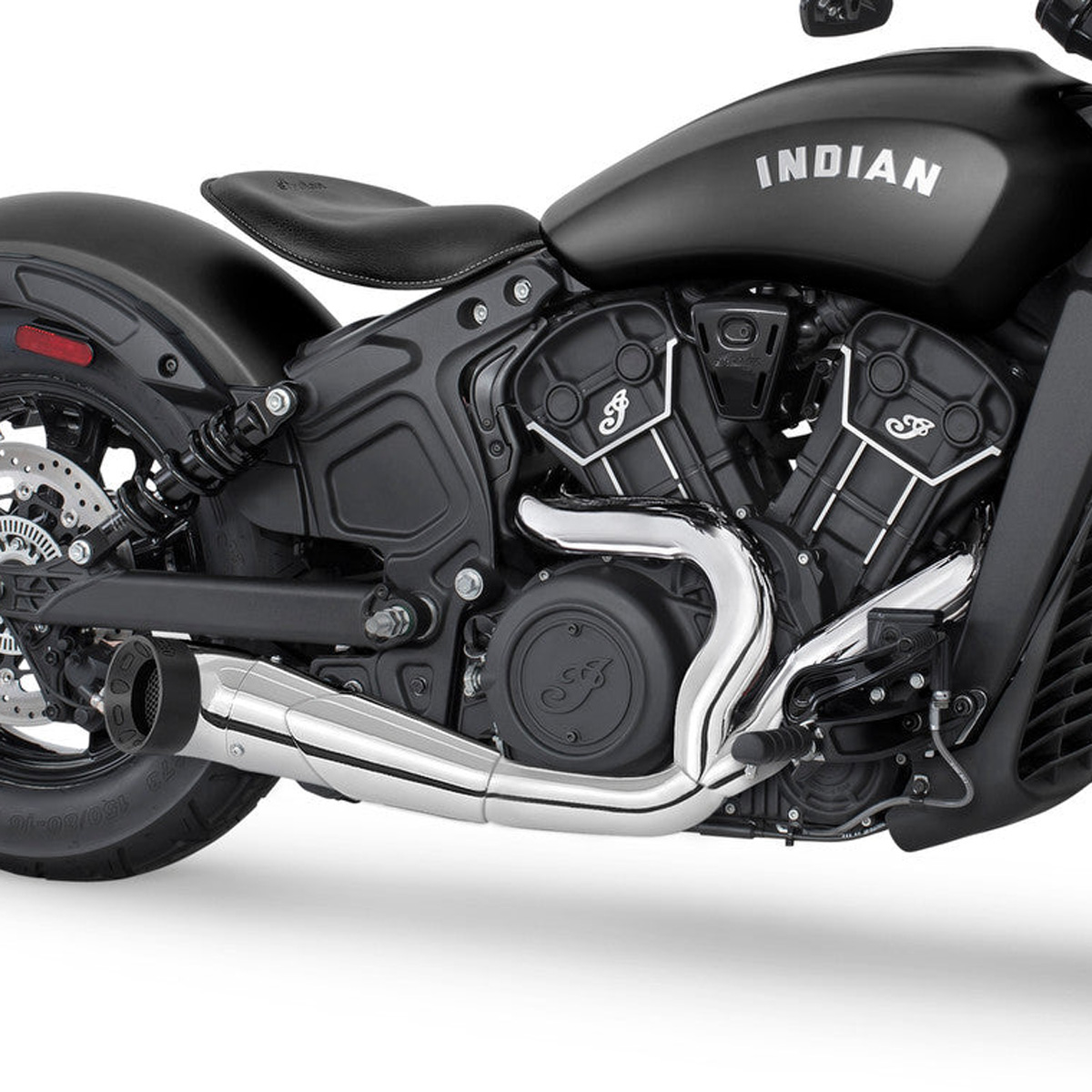 Freedom Performance IN00661 Combat 2-Into-1 Turnout Exhaust for Indian ...