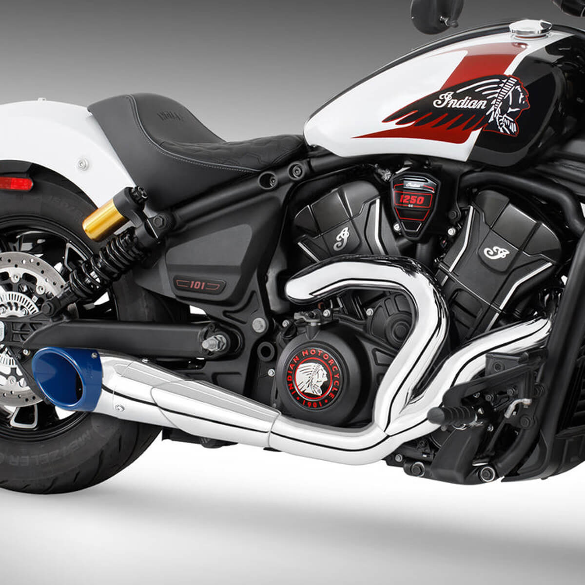 Freedom Performance S101-TOCHR-SLHGB 4.5" 2-1 Turn-Out Exhaust for ...