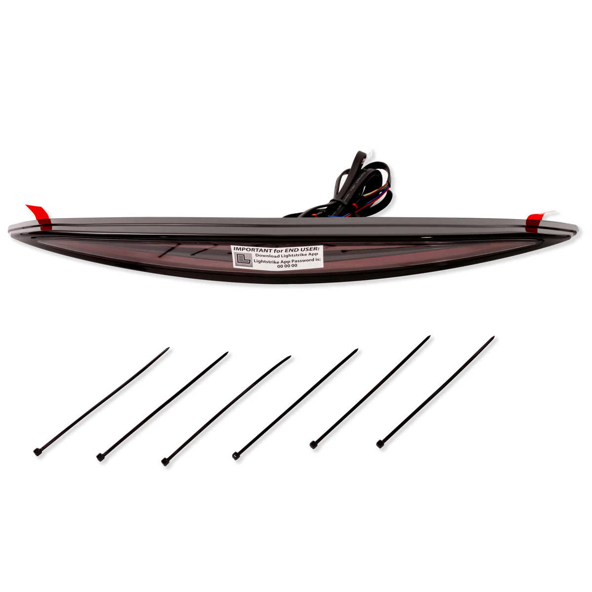 Goldstrike 48025 LED Trunk Light with Lightstrike, Black Honda Goldwing ...