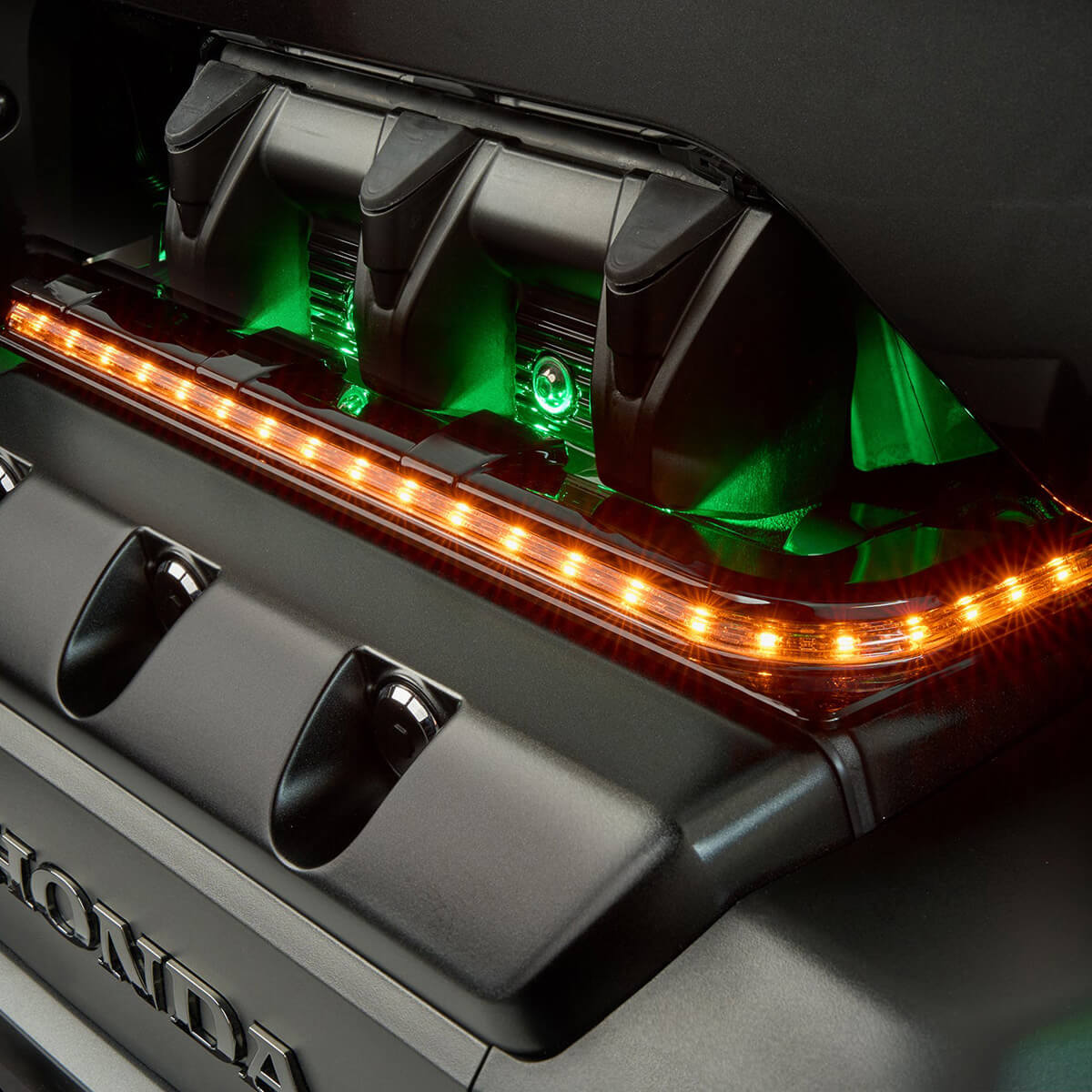 Goldstrike 48055 LED Lighted Engine Lighting Panels, Black for Honda ...