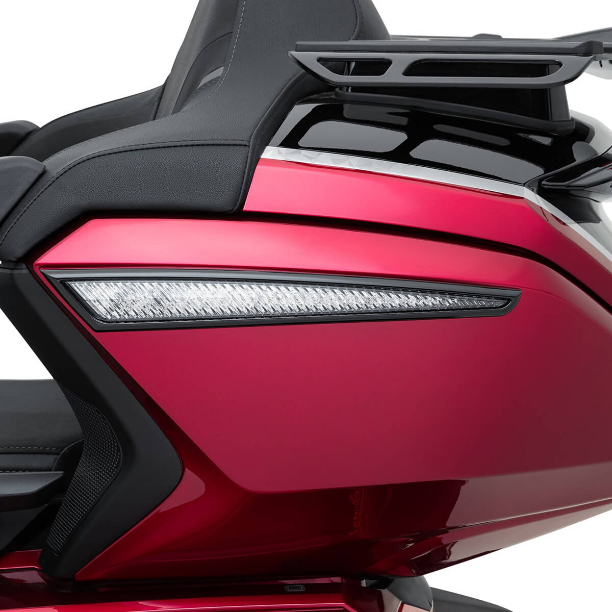 Goldstrike 48501 SPAR Trunk Side Lights, Black for Honda Goldwing 1800 ...