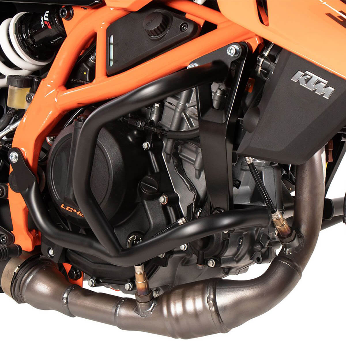 Hepco & Becker 501.7672 00 01 Lower Crashbars, Black for KTM 390/125 ...