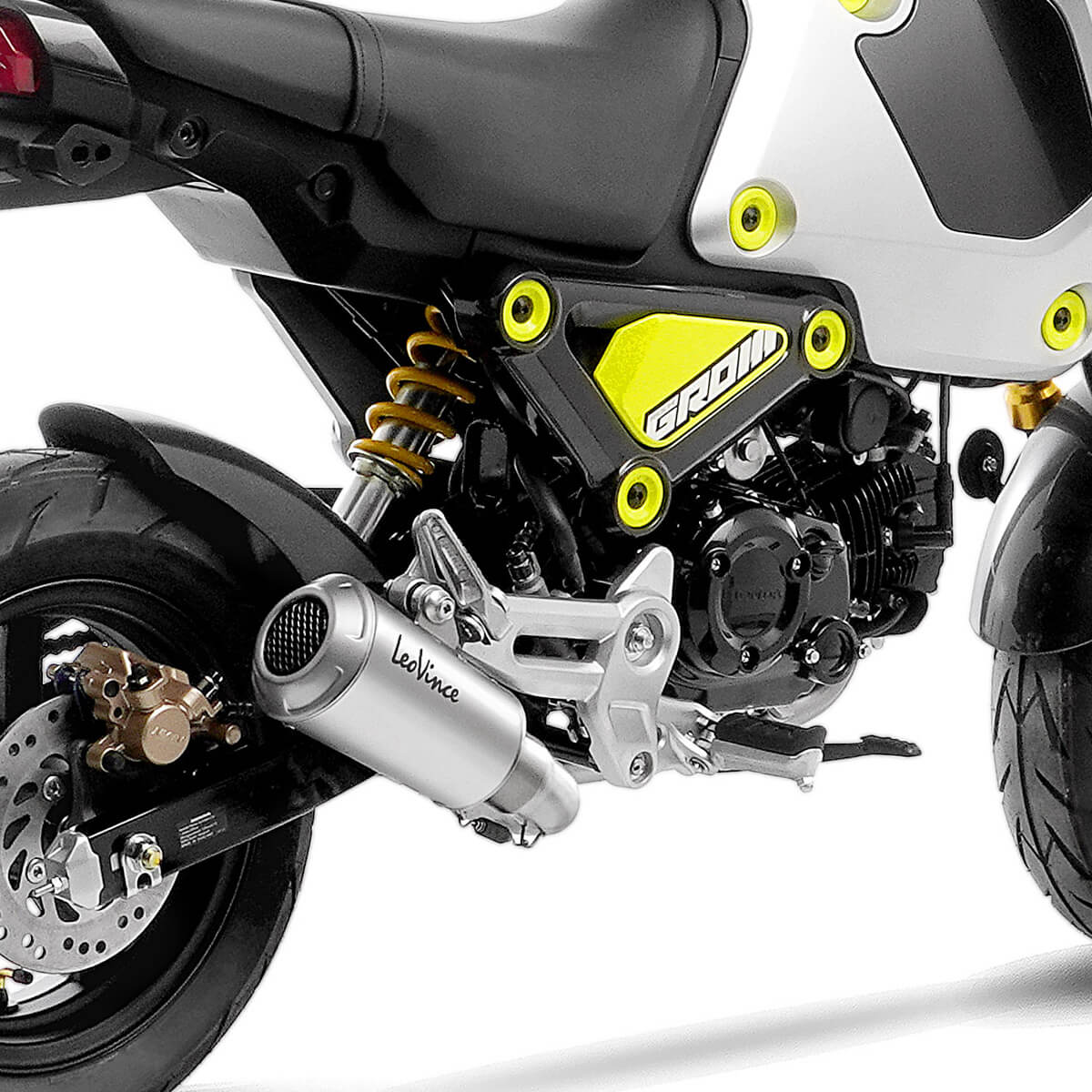 LeoVince LV-10 Low Mount Full Exhaust for Honda MSX-125 / Grom '22-'24 ...