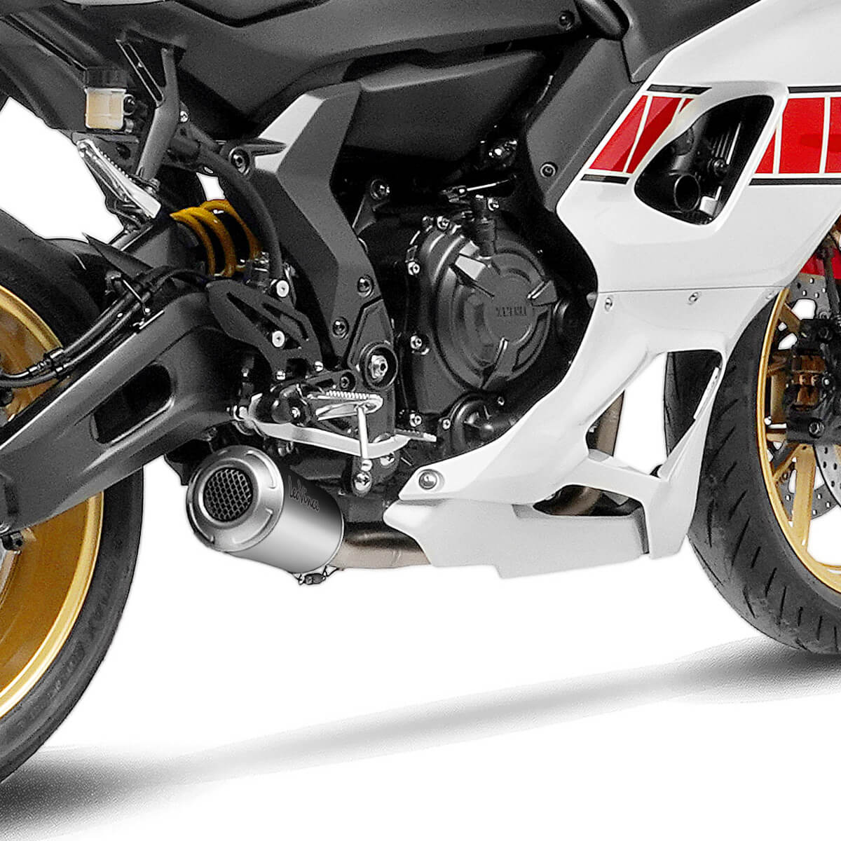 LeoVince LV-10 Full Exhaust for Yamaha YZF-R7 / MT-07 / XSR700 '21-'24 ...
