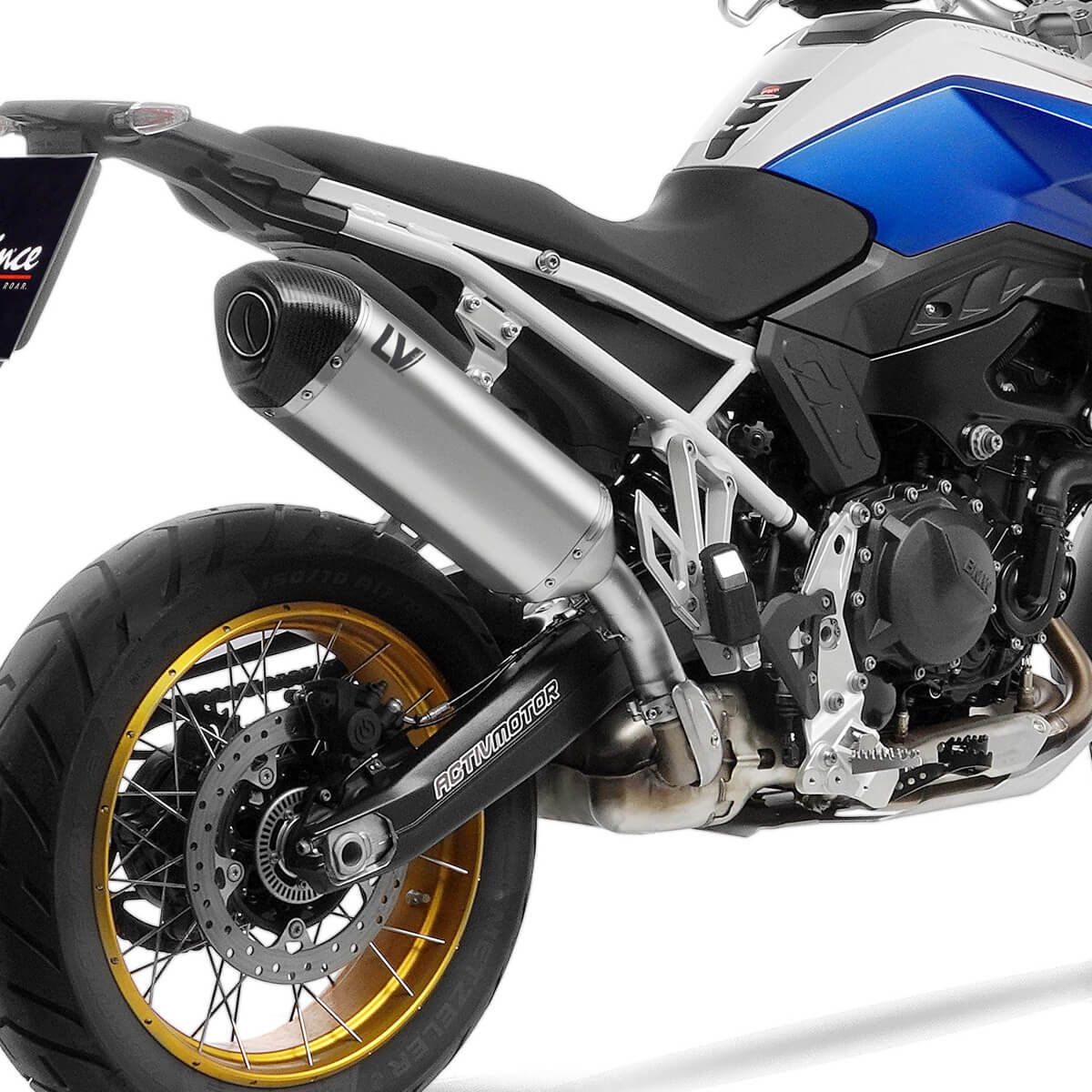 LeoVince LV-14 Slip-on Exhaust for BMW F750GS/800GS/850GS/F900GS ...