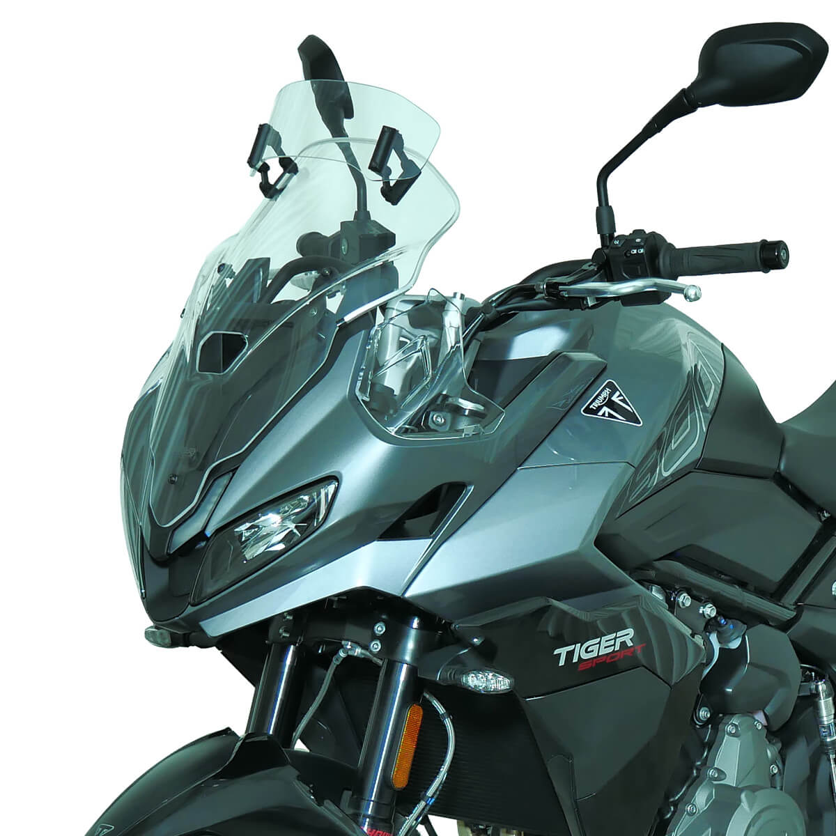MRA "VTM" Vario Touring Windshield, Clear for Triumph Tiger Sport 800 ...