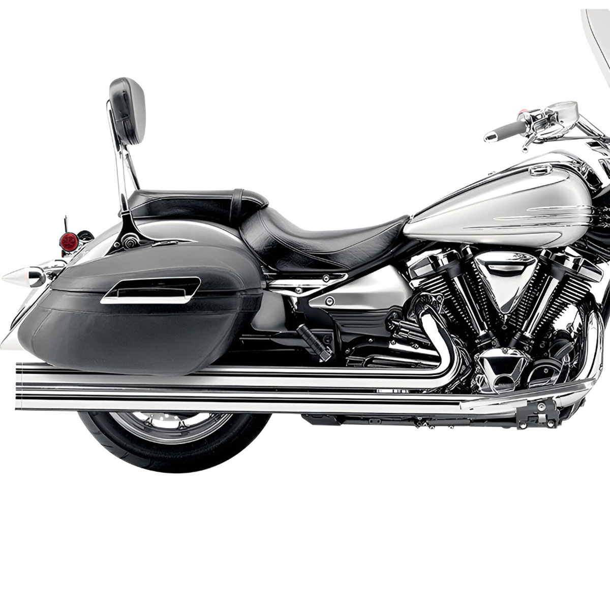 Cobra 2924T Speedster Xtra Long Exhaust, Chrome for Yamaha Stratoliner '06-'15 | Accessories ...