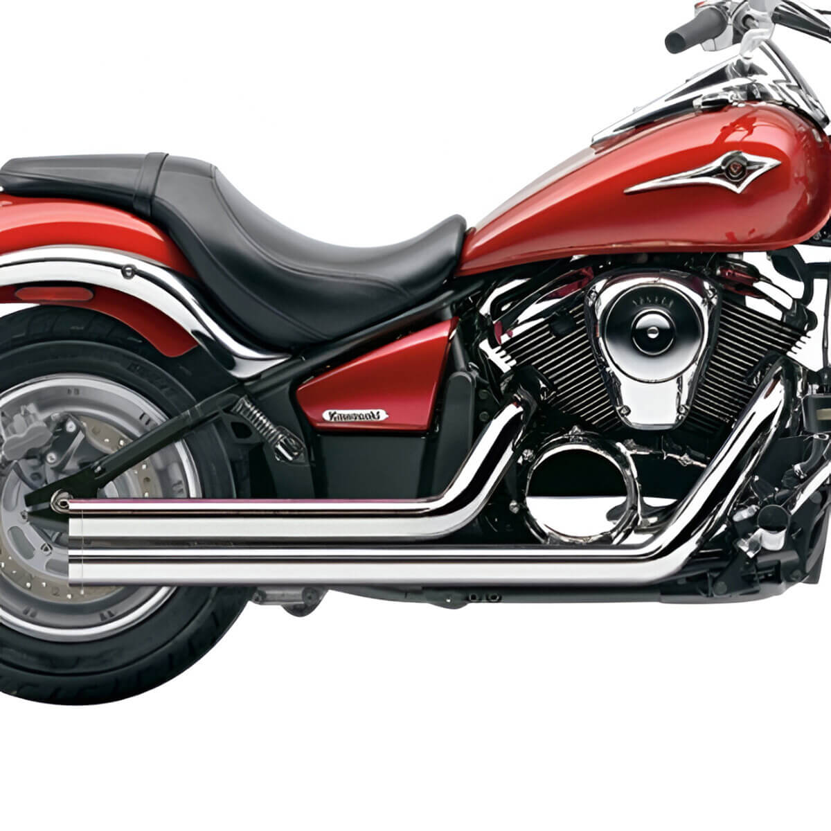 Cobra 4718T Speedster Shorts Full Exhaust, Chrome for Kawasaki Vulcan 900 '06-'16 | Accessories ...