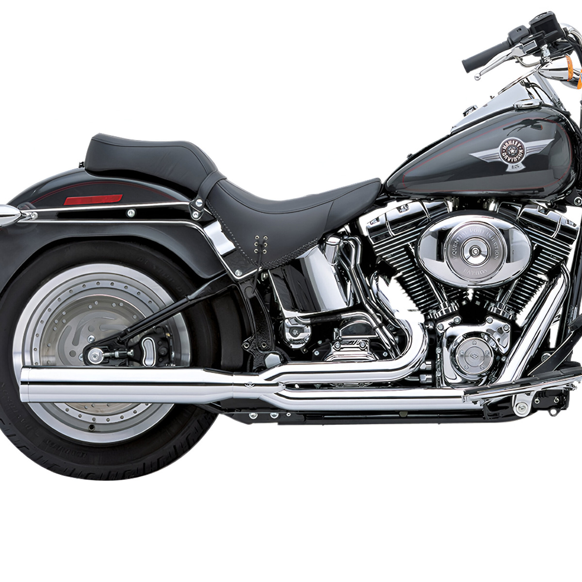 Cobra 6421 Power Pro HP Full Exhaust, Chrome for Harley Softail '07-'11 ...