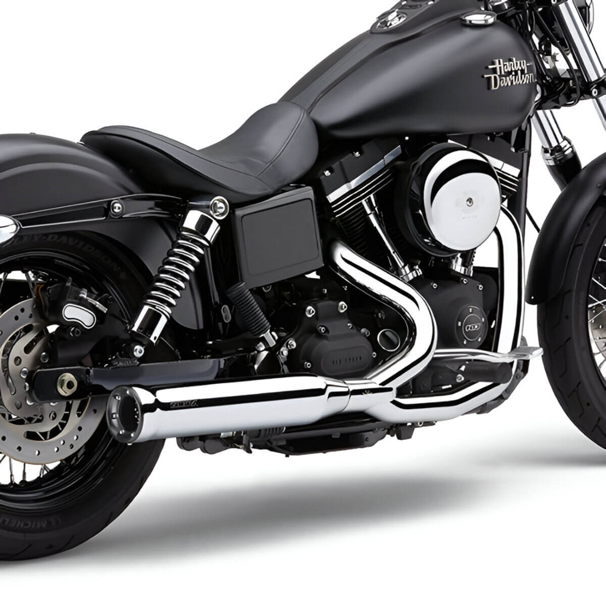 Cobra 6468 4" Power Pro RPT 2:1 Exhaust, Chrome for Harley Dyna '12-'17 ...