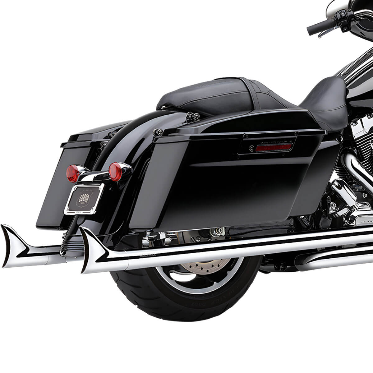 Cobra 6975 Speedster Duals Full Exhaust, Chrome for Harley Touring '17-'22 | Accessories ...