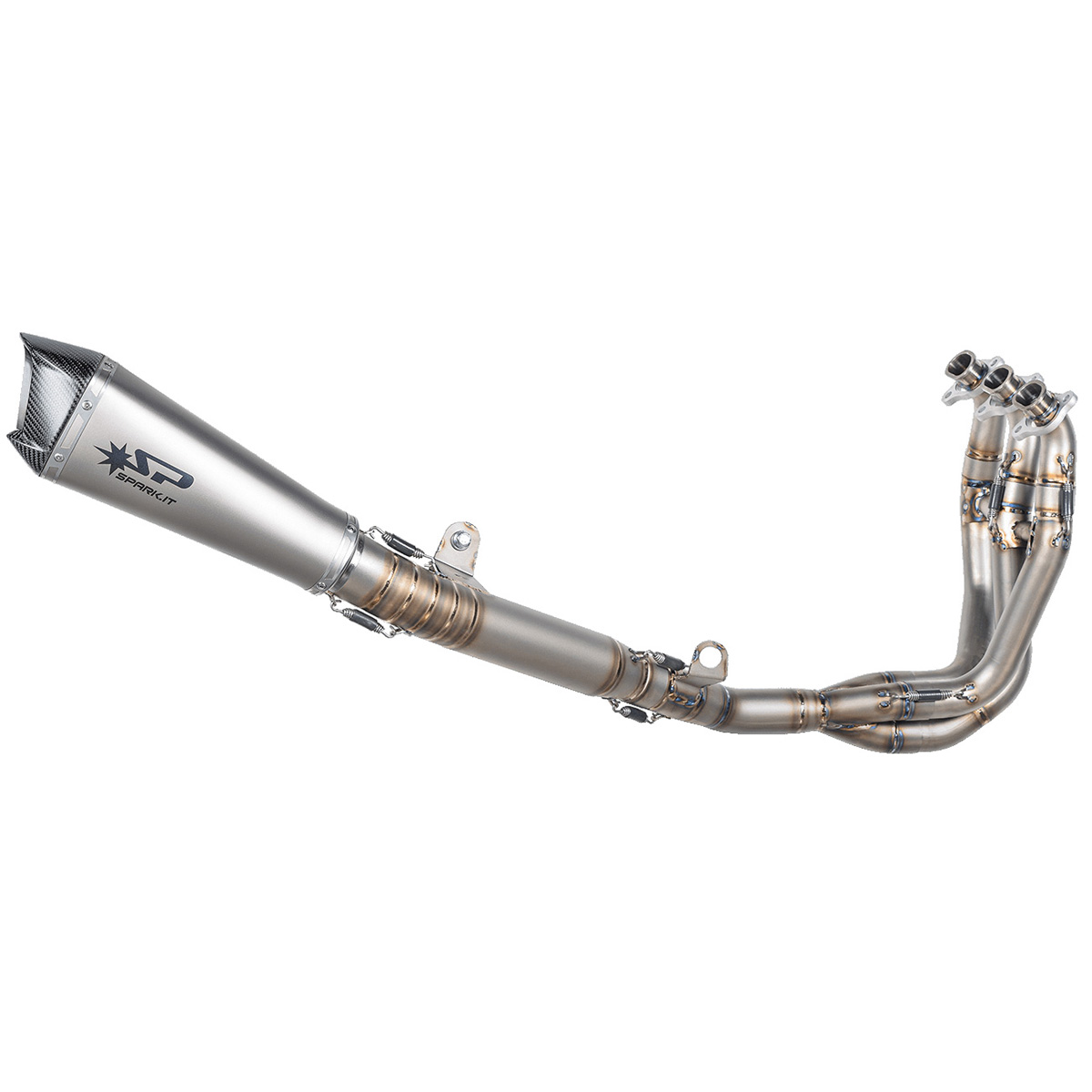 Spark GTR8817T Konix Evo Full Titanium Exhaust for Triumph Daytona ...