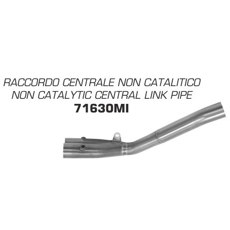 Arrow 71630MI Non-Catalytic Central Link Pipe for Yamaha YZF-R1 (2015 ...