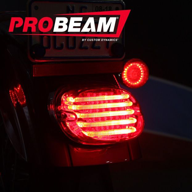 Custom Dynamics PB-TL-LP Probeam Low Profile LED Taillight for Harley ...